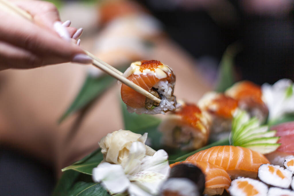 SUSHI DINNER ON A NAKED BODY | Darling Cabaret and strip club | Simply ...